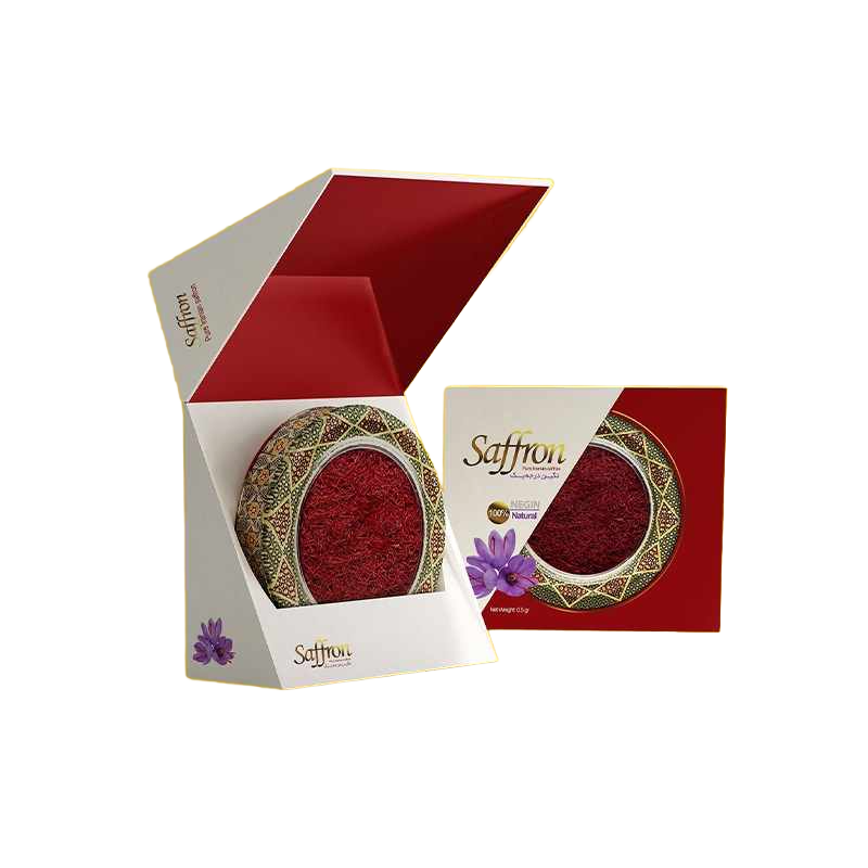 Custom Saffron Box – Sea Otter Packaging