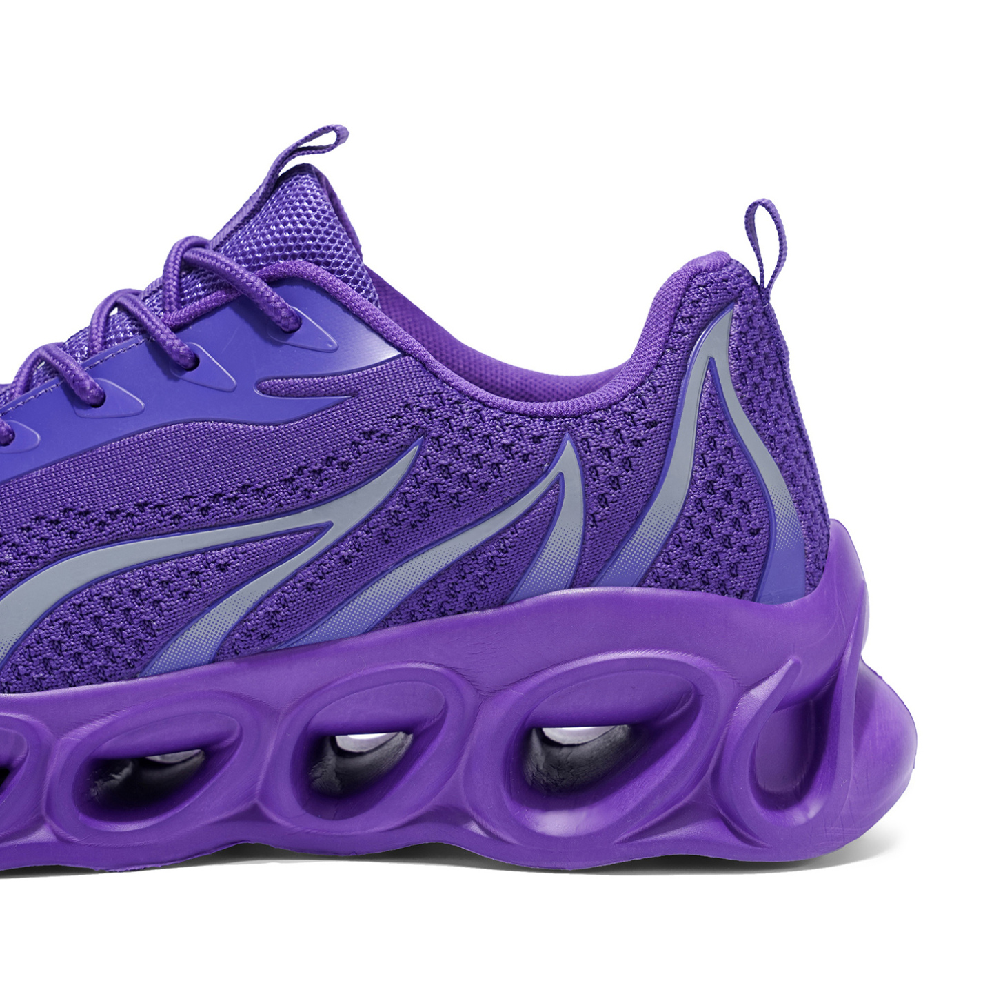 Softsfeel Women's Relieve Foot Pain Perfect Walking Shoes - Purple ...