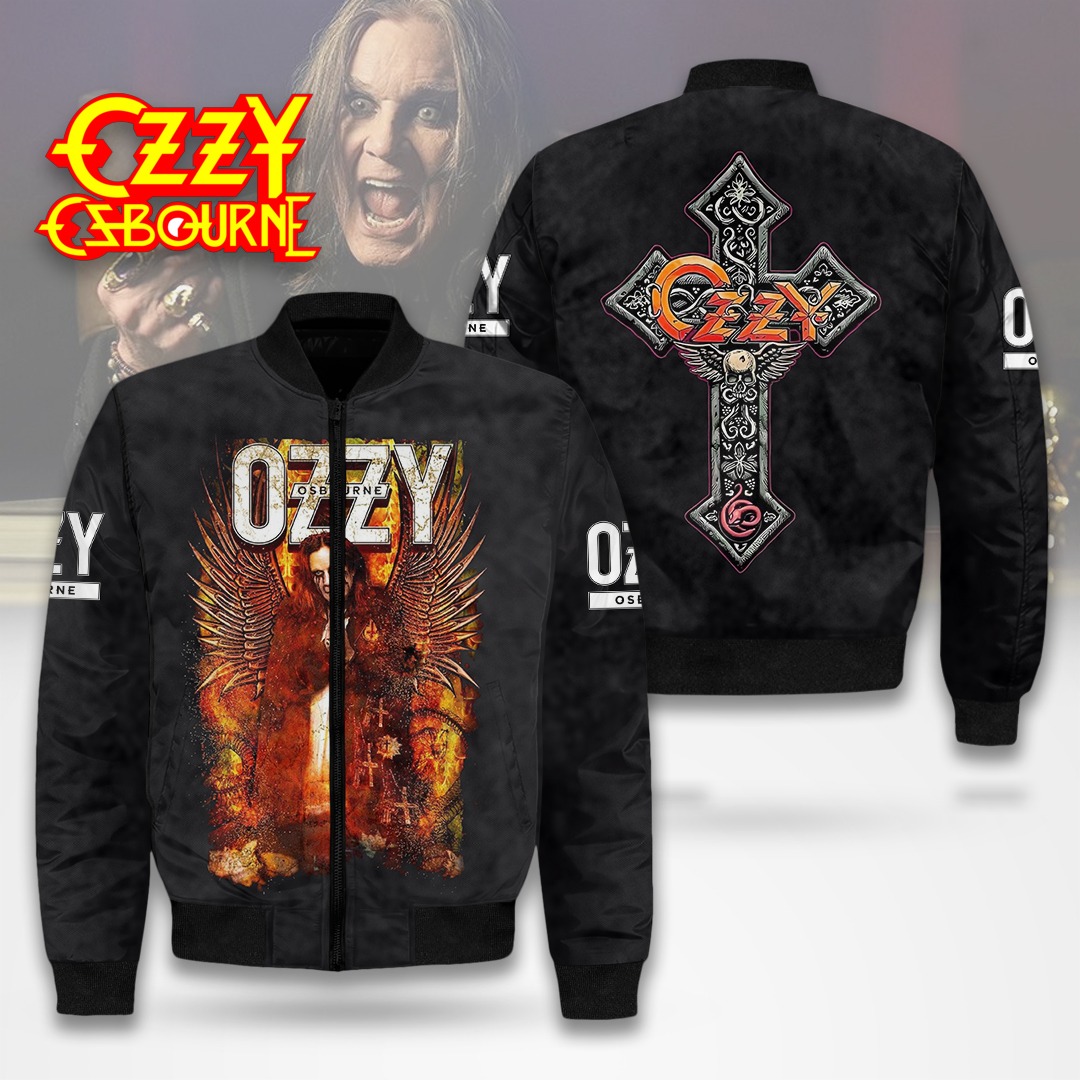 Ozzy Osbourne Rock and Roll Unisex Bomber Jacket – Mirabellese