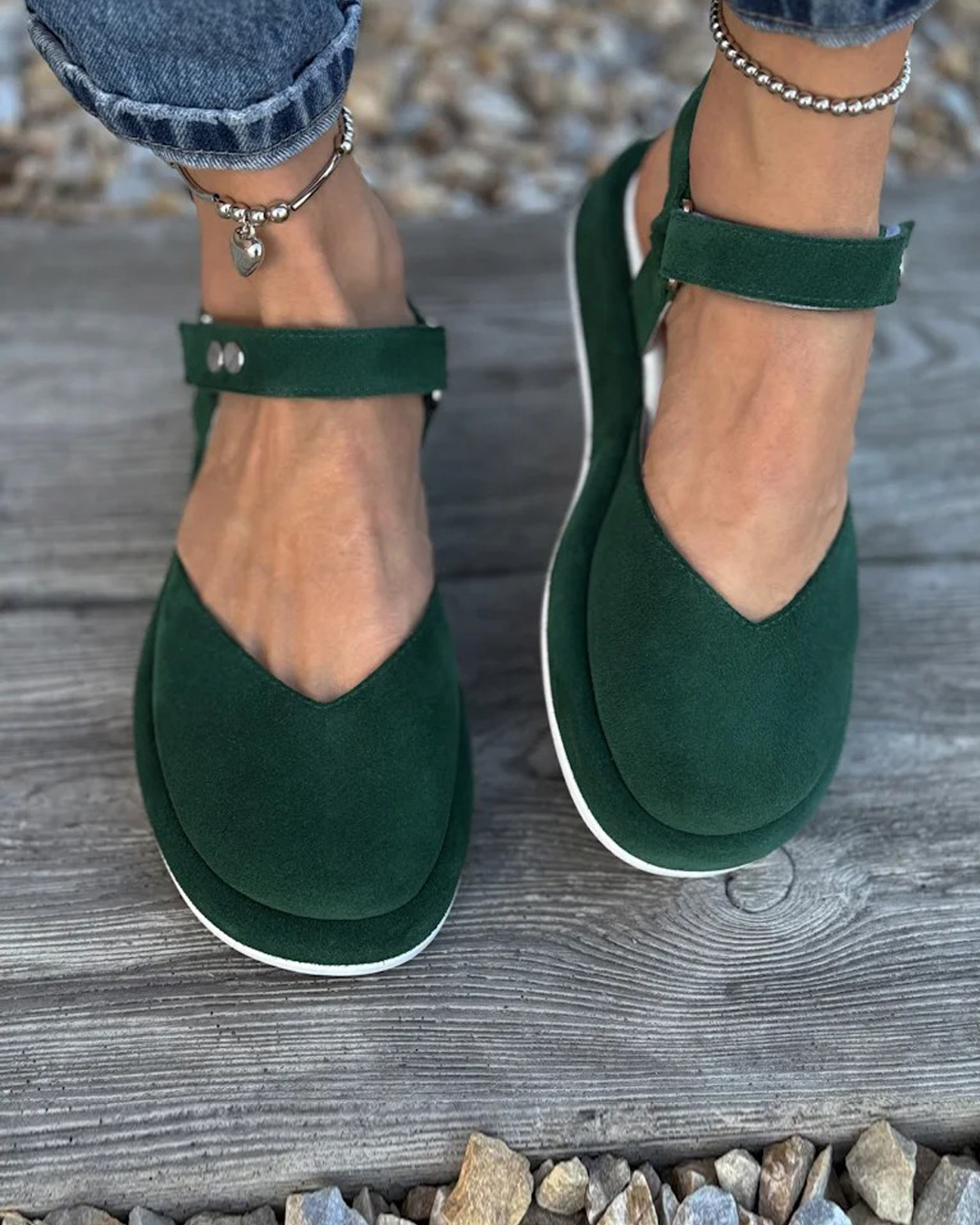Magic Forest Secret Buttoned Round Toe Shoes – nellcola