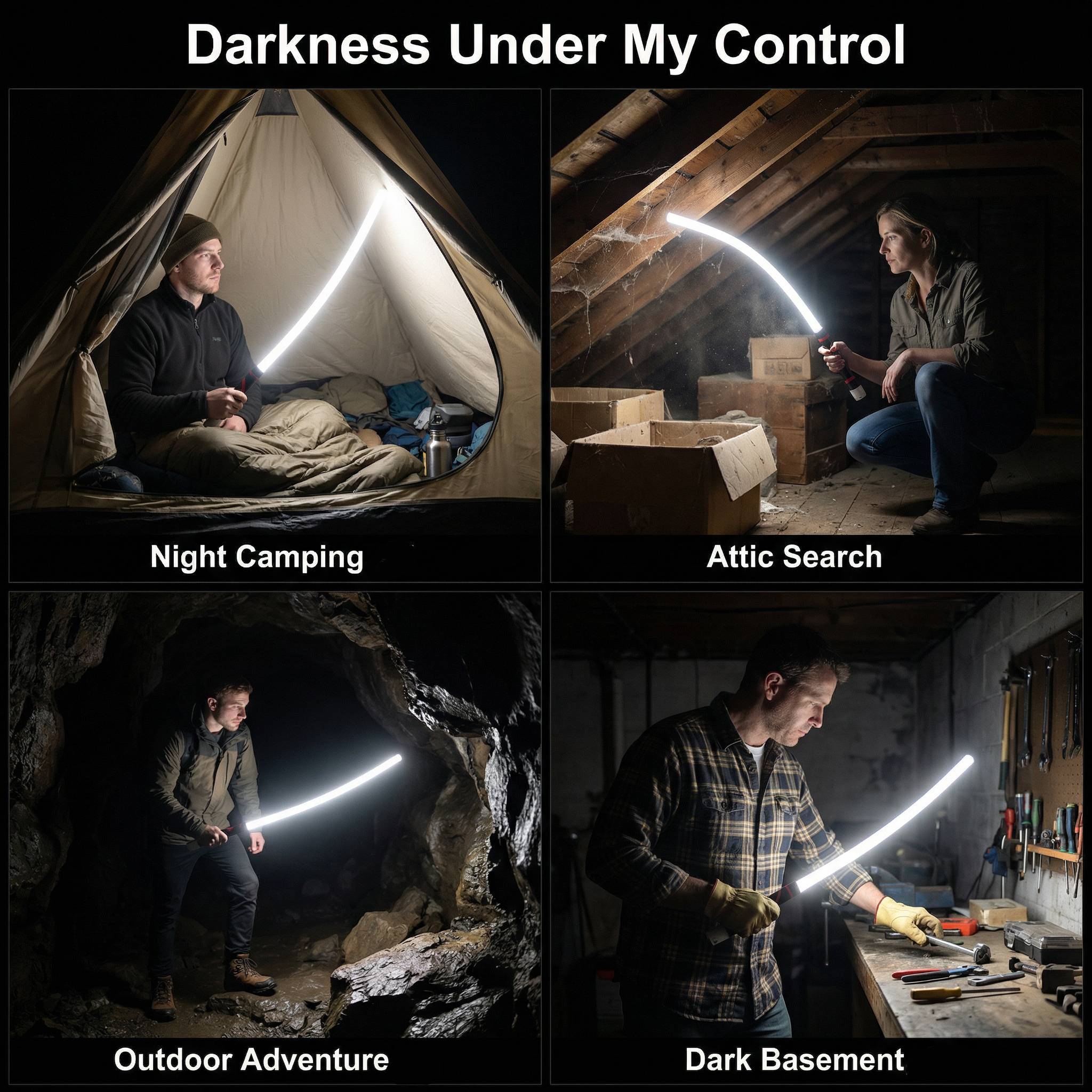 Summer Hot Sale 49% OFF🔥Bendable Flexible LED Work Light💡BUY 2 FREE ...