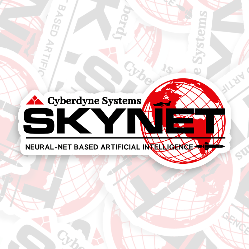 Geeksoutfit Cyberdyne Systems Skynet Geek Sticker for Sale