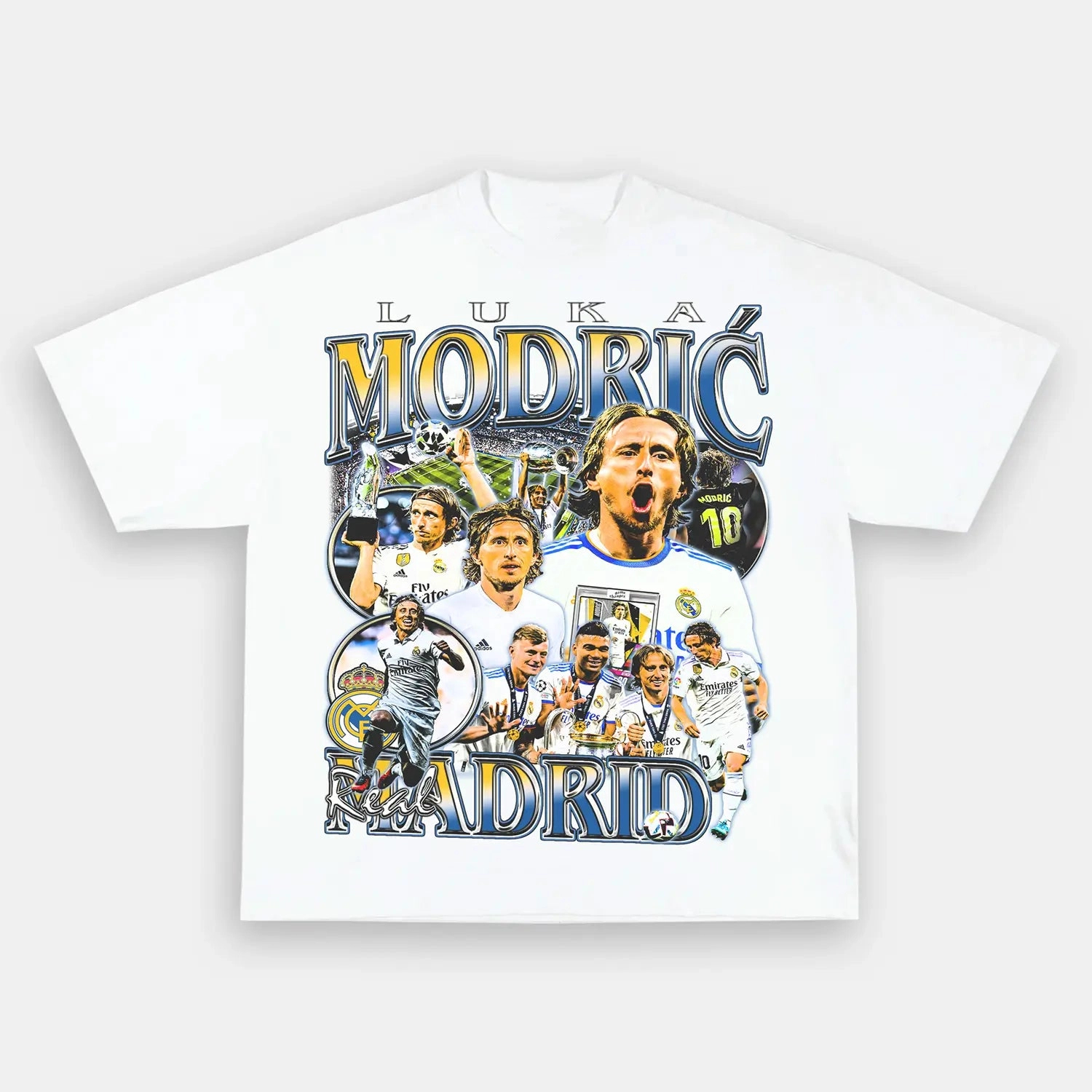 Unisex-Adult Ultra Cotton Washed T-Shirt Graphic LUKA MODRIC TEE ...