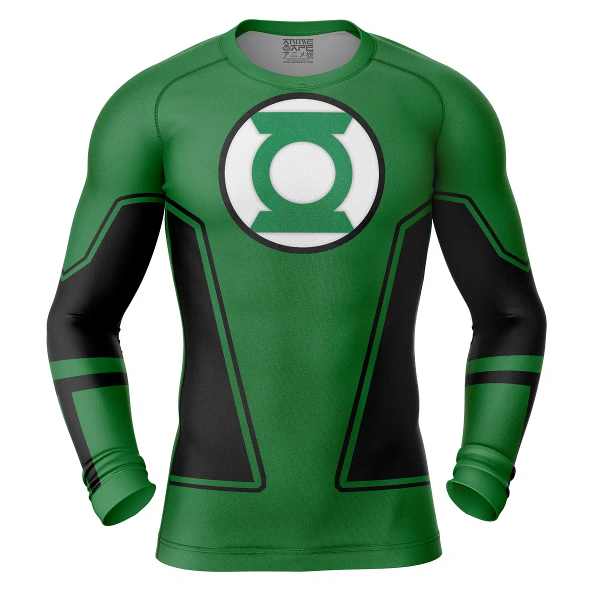 Green Lantern DC Comics Long Sleeve Rash Guard Compression Shirt ...