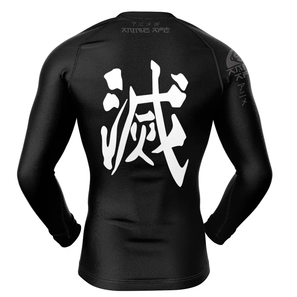 Hashira Demon Slayer Long Sleeve Rash Guard Compression Shirt – Unisex ...