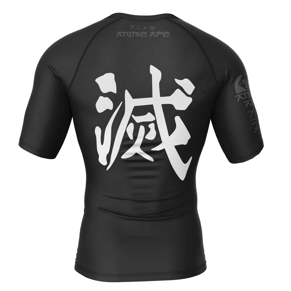 Hashira Demon Slayer Short Sleeve Rash Guard Compression Shirt – Unisex ...