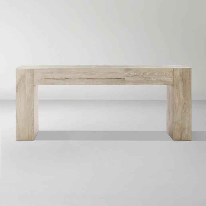 Bristol Reclaimed Oak 72" Console Table - Aged Cream
