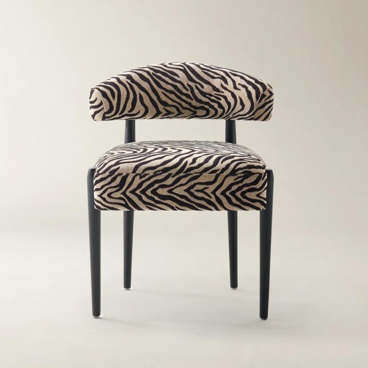Anna Dining Chair - Zebra - Set of 2