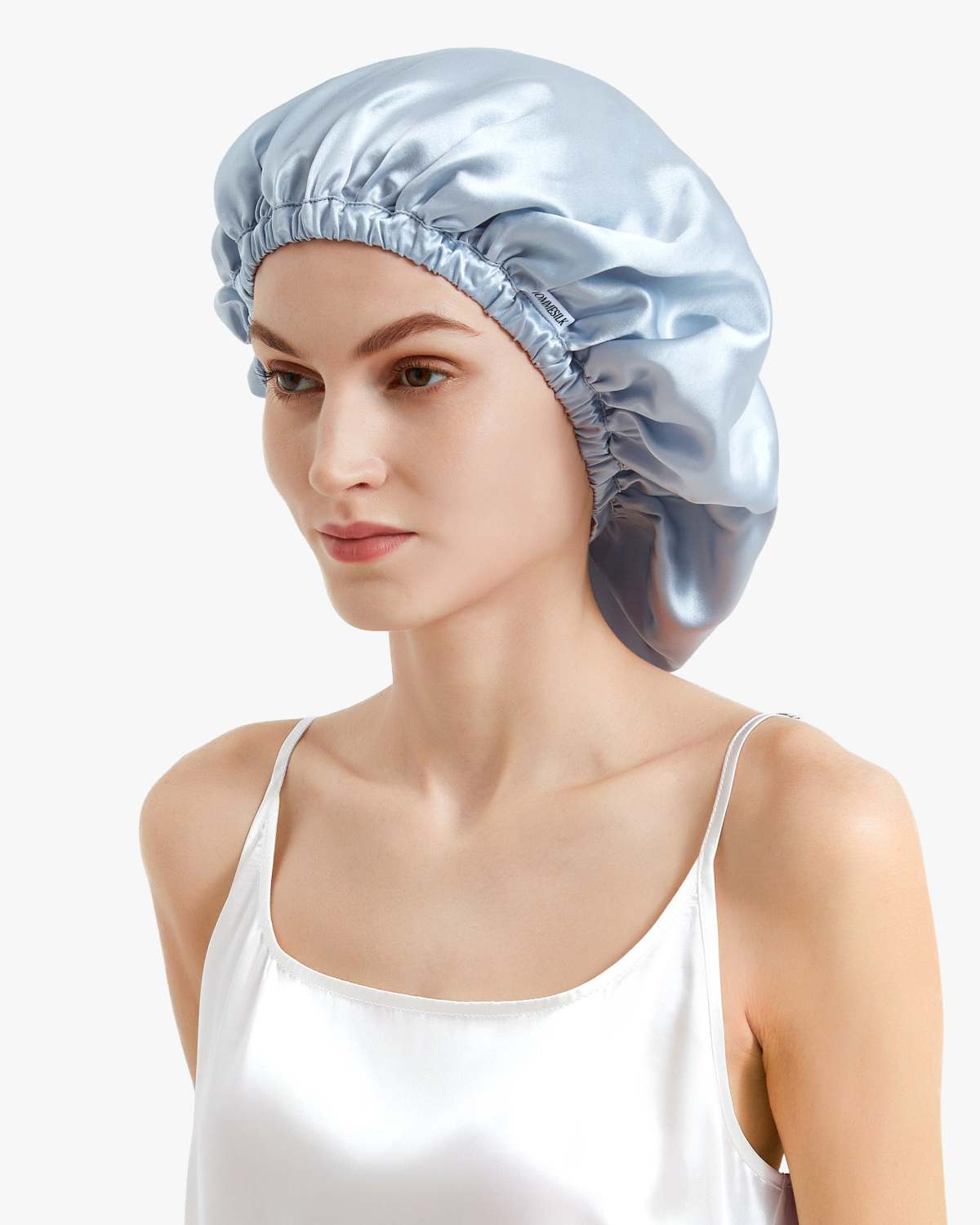 Silk Sleeping Cap Hair Protection Mulberry Silk Sleep Cap 22 Momme ...