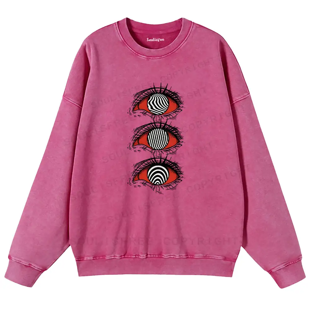 Psychedelic Eye Washed Sweatshirts – soulisfree