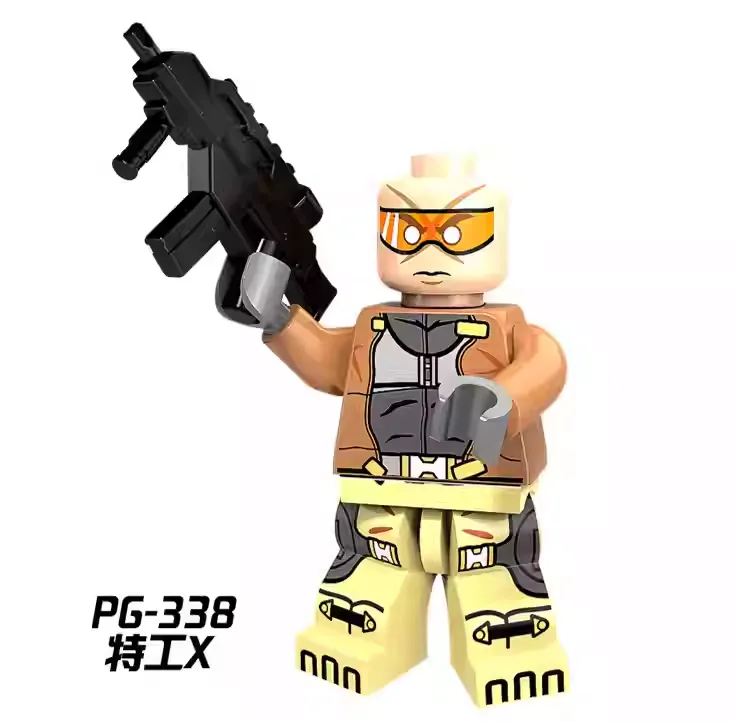 Agent X Minifigures PG-338 Marvel MiniFigure Compatible with LEGO ...