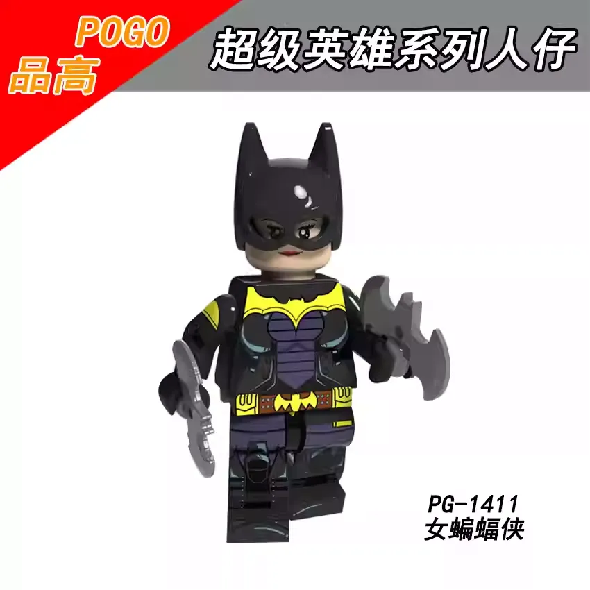 Batgirl Minifigures PG-1411 Marvel MiniFigure Lego Fit – Minifigtoys.com