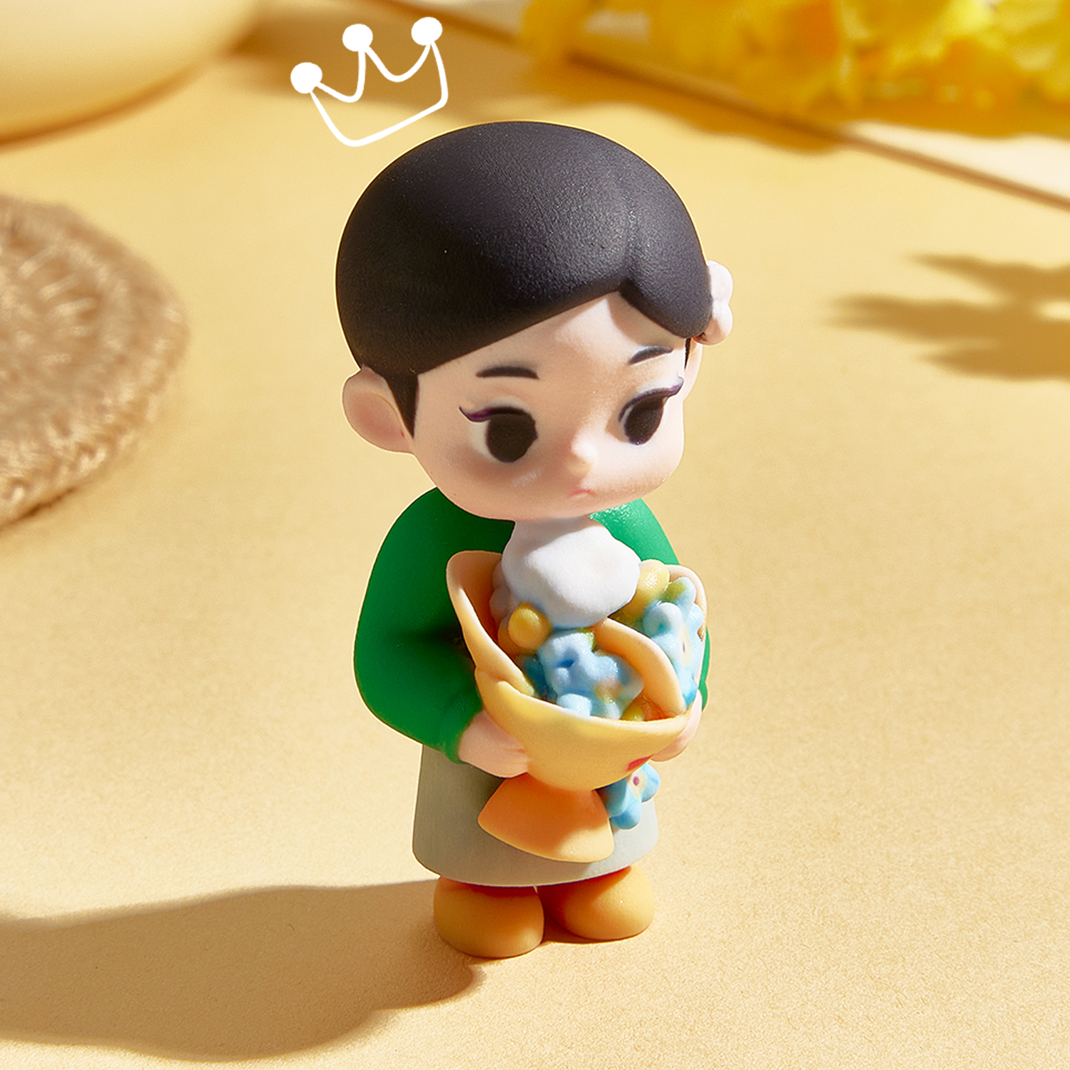 Custom 3D Mini Figure from Your Photo Personalized Desk Toy for Office