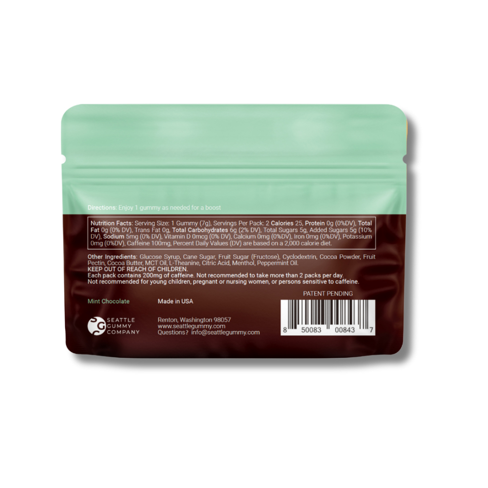Mocca Shots Caffeine Gummies – 12-Pack-SEATTLE GUMMY COMPANY – Seattle ...