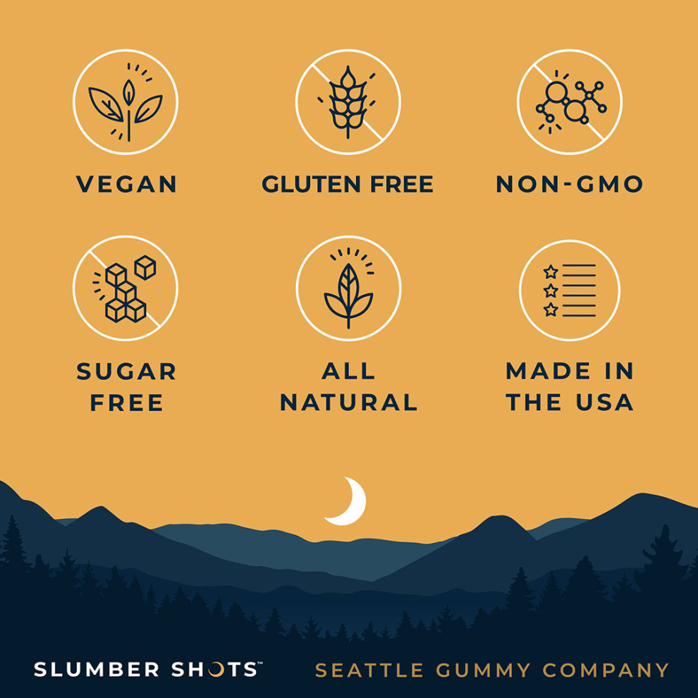 Slumber Shots Sleep Gummies – Sugar-Free Bedtime Support-SEATTLE GUMMY ...