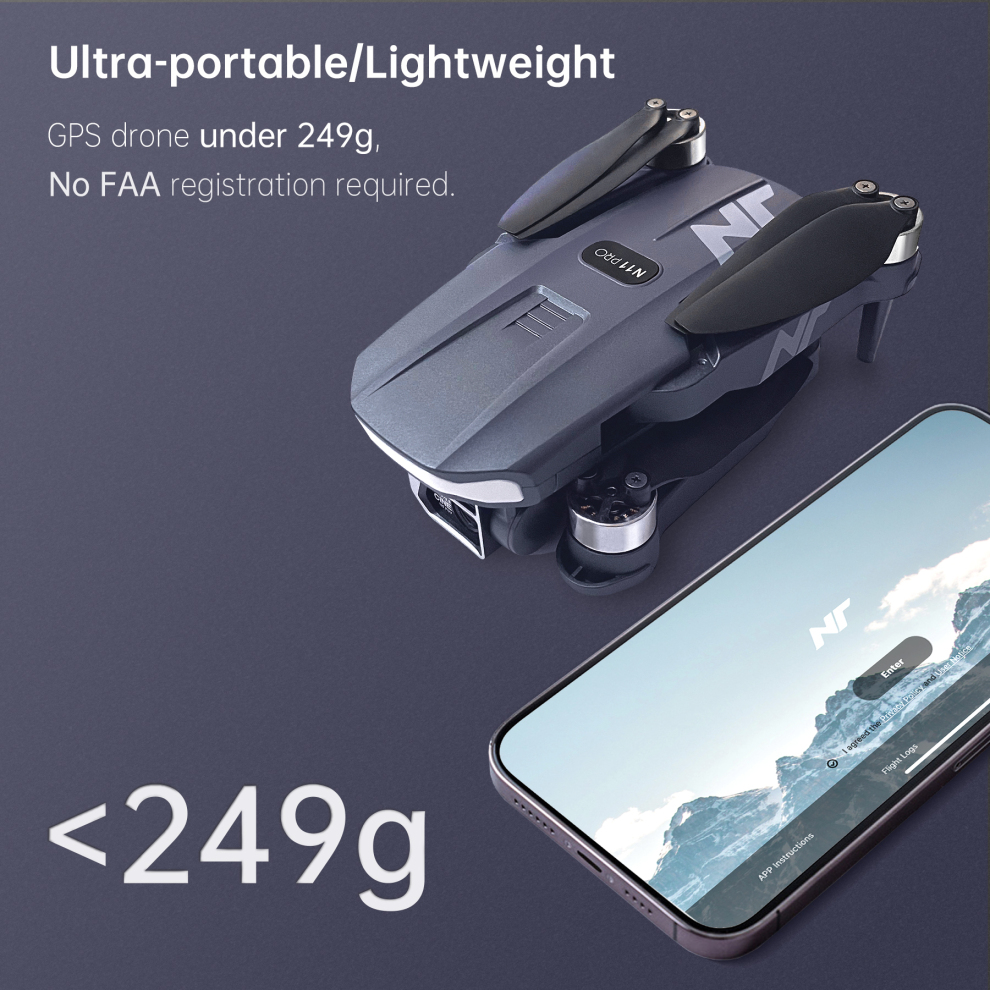 N11 PRO GPS Drone with Camera for Adults 4K UHD, 90 Min Long Flight Ti ...