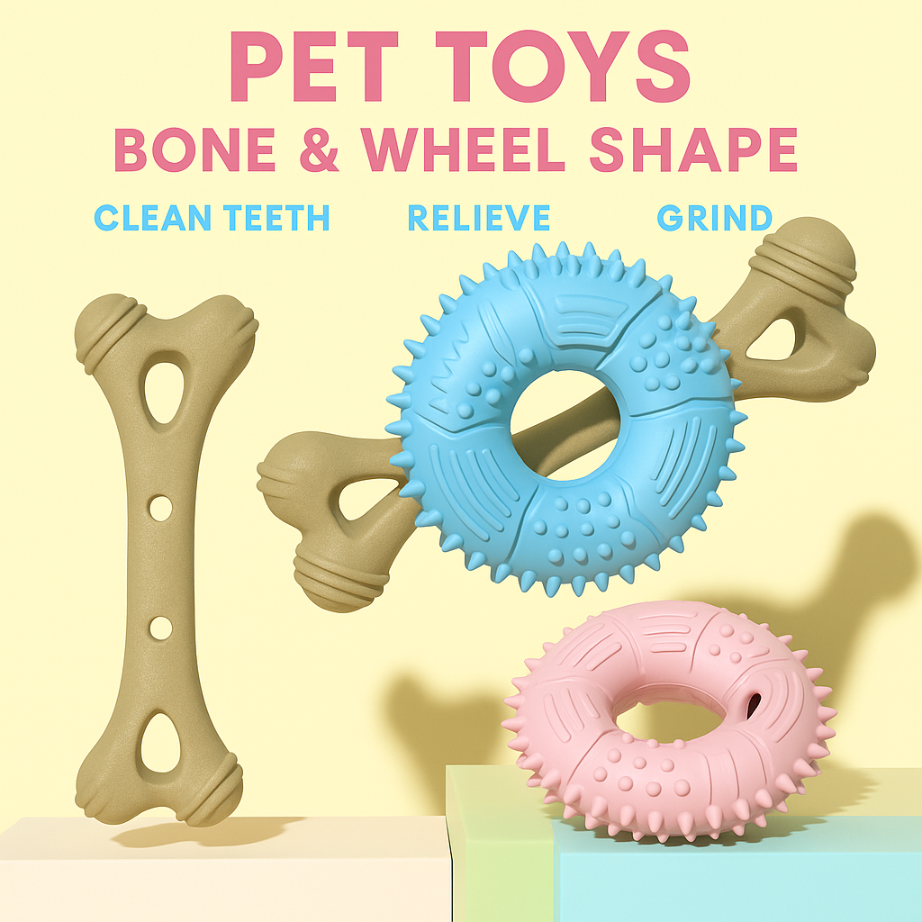 Pet Toys New Products Bone-Shaped Grinding Teeth Toys Pet Wood Plastic ...