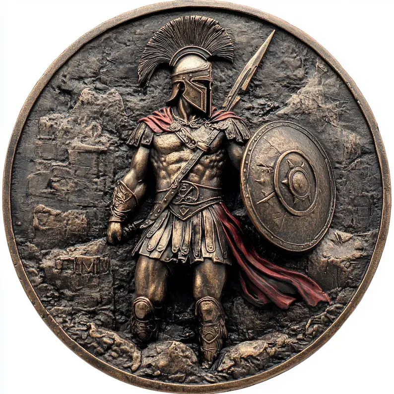 The Spartan Challenge Coin – tophotshop