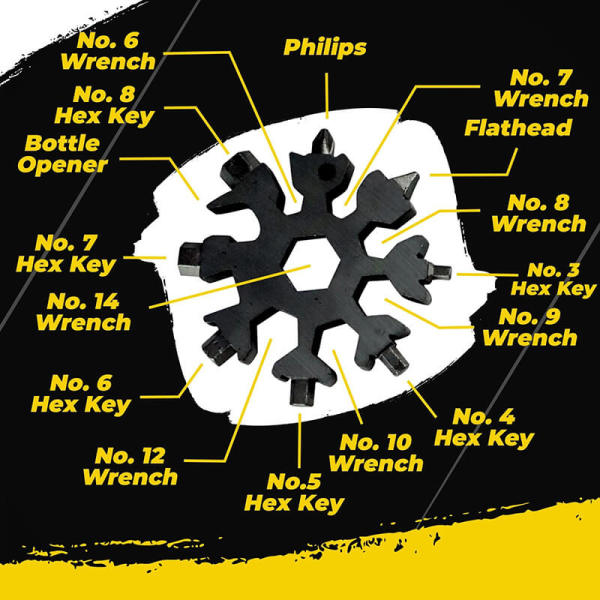 18-in-1 Snowflake Multi-tool – SageHolm