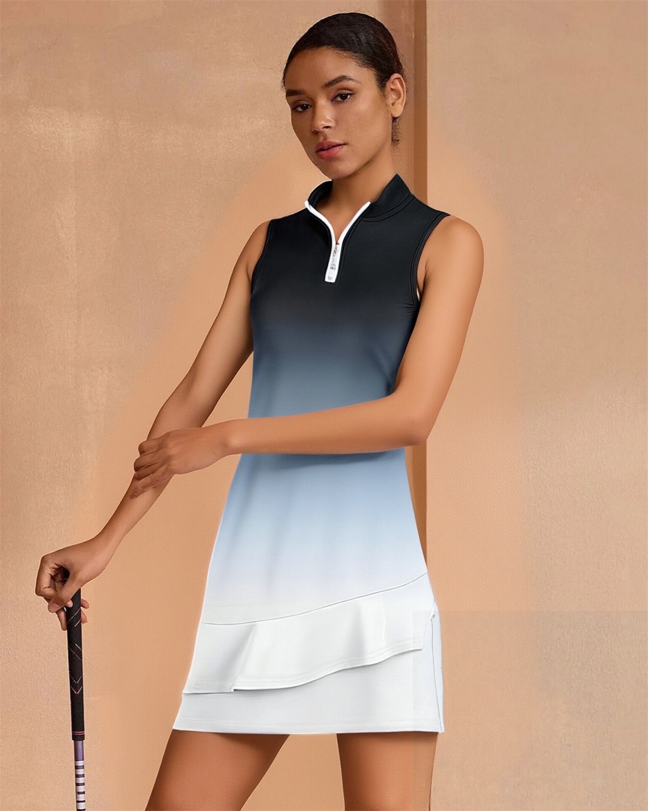 Women's Tennis And Golf Uniforms With Built-In Gradient Shorts And ...