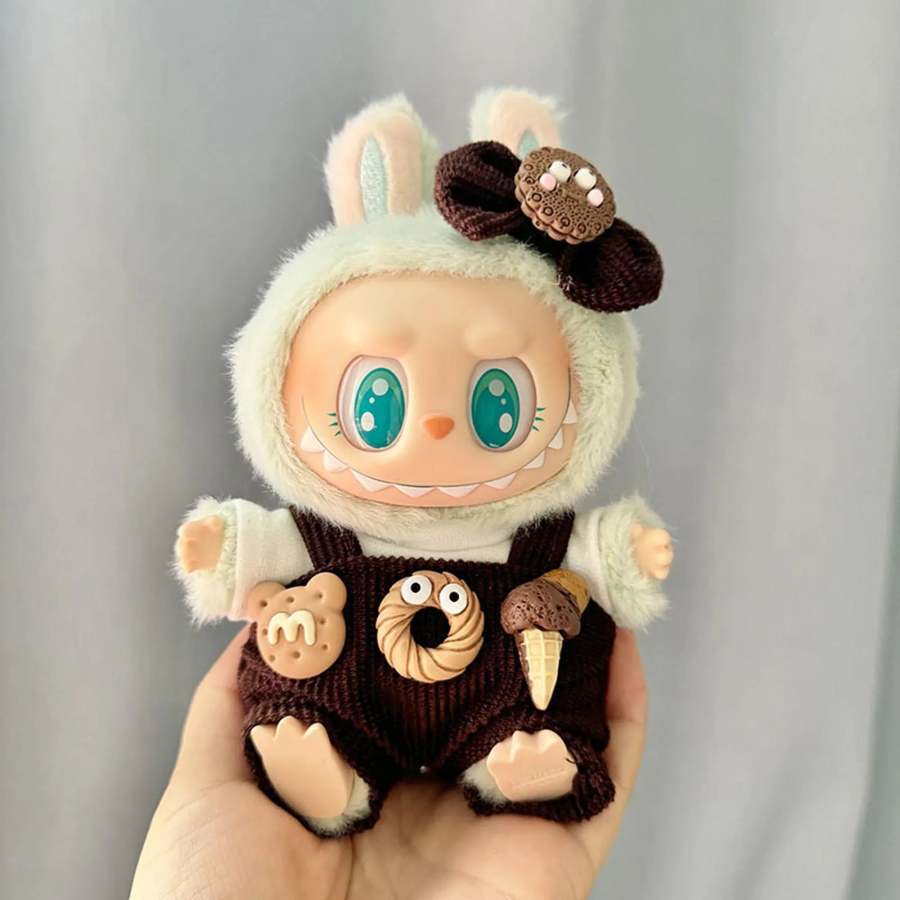 Sweet Cone Overalls Set for LABUBU