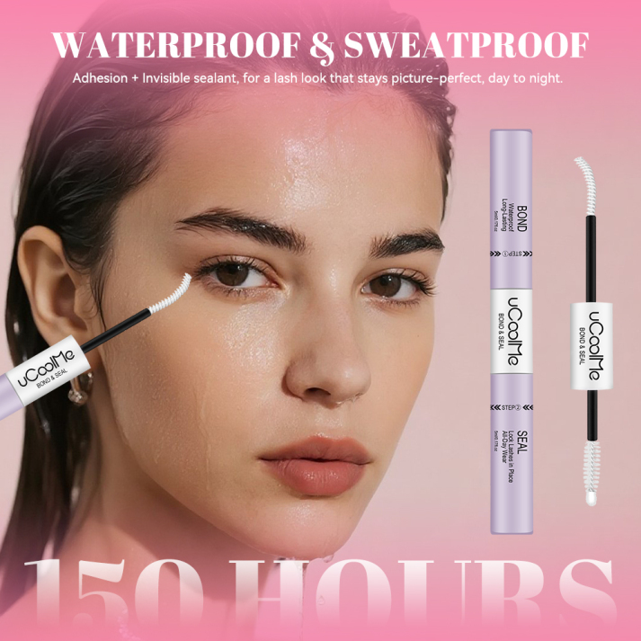 uCoolMe Lashes 2-in-1 Bond & Seal, 150 Hours Long-Lasting Waterproof