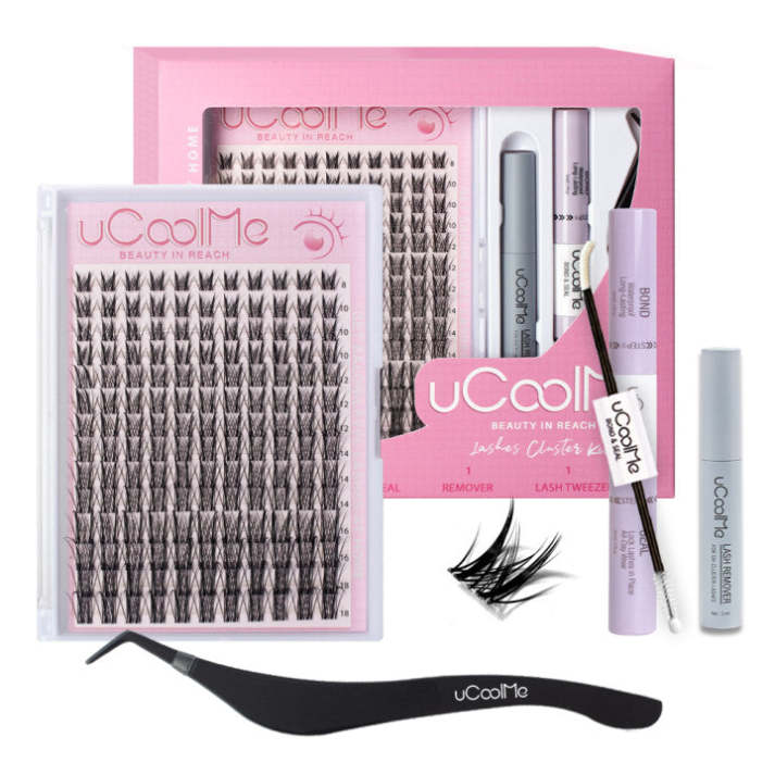 uCoolMe Lashes Aphrodite C Curl Eyelashes Extensions Lash Kit