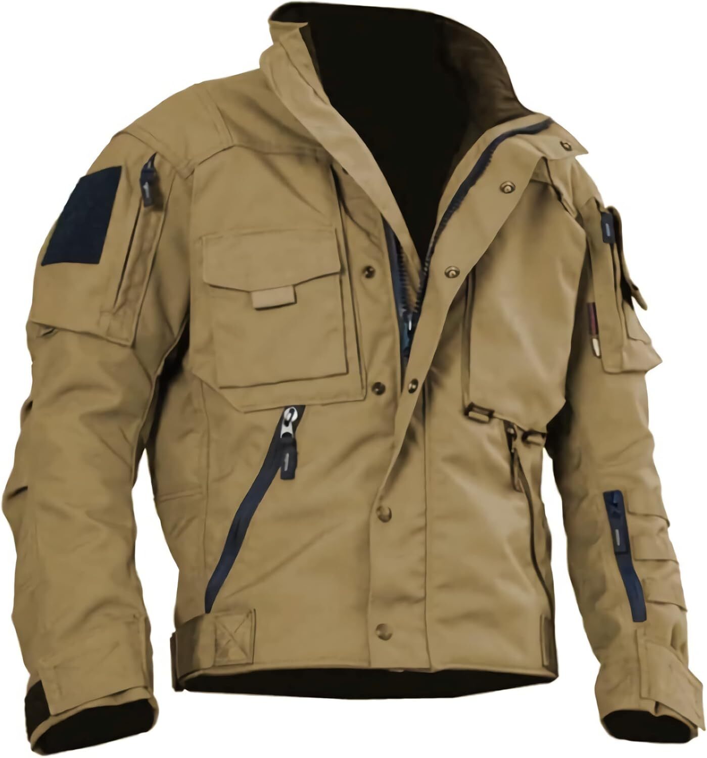 Military Jacket for Men 1000D Cordura Tactical Jacket Hard Shell Water ...