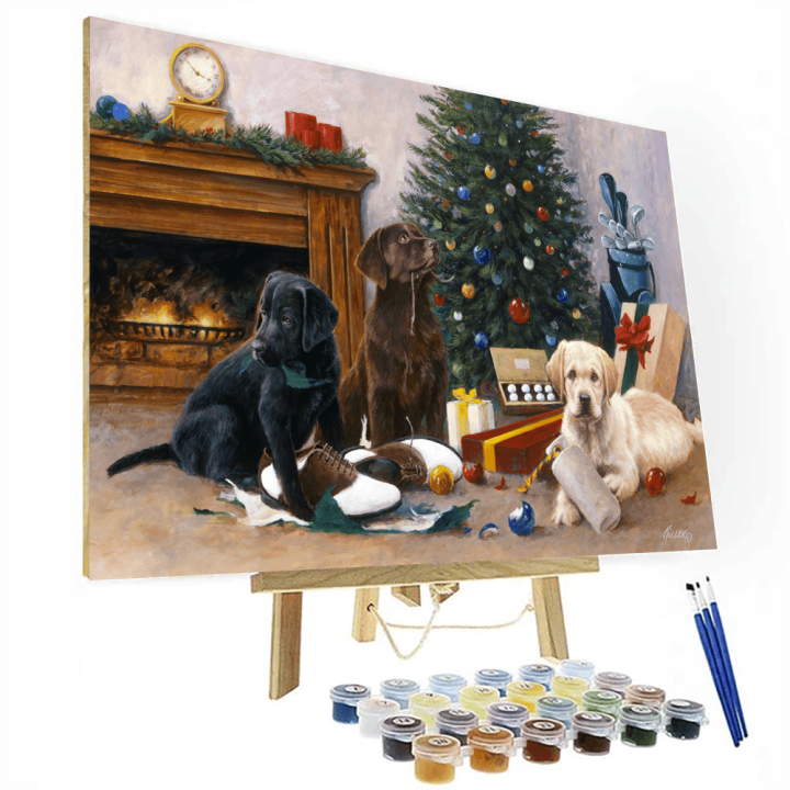 Christmas – Paint By Numbers Festive Art Kits for Everyone – Artistry Rack