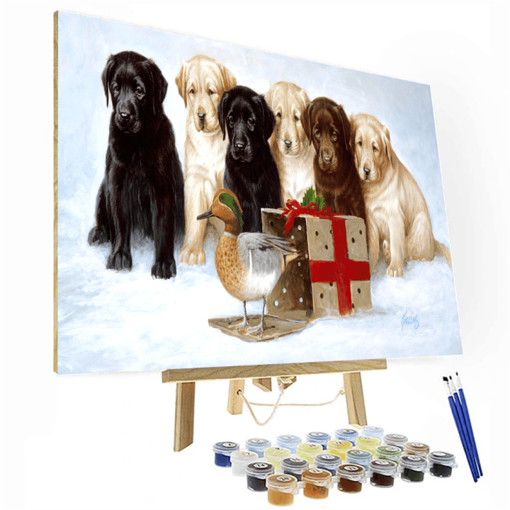 Christmas – Paint By Numbers Festive Art Kits for Everyone – Artistry Rack
