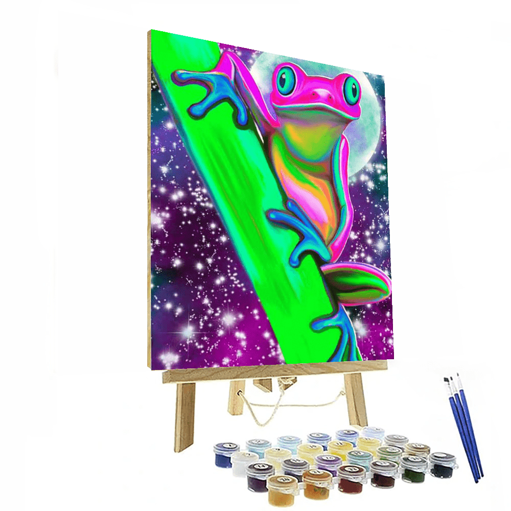 Colorful Frog Paint By Numbers Painting Kit – Artistry Rack
