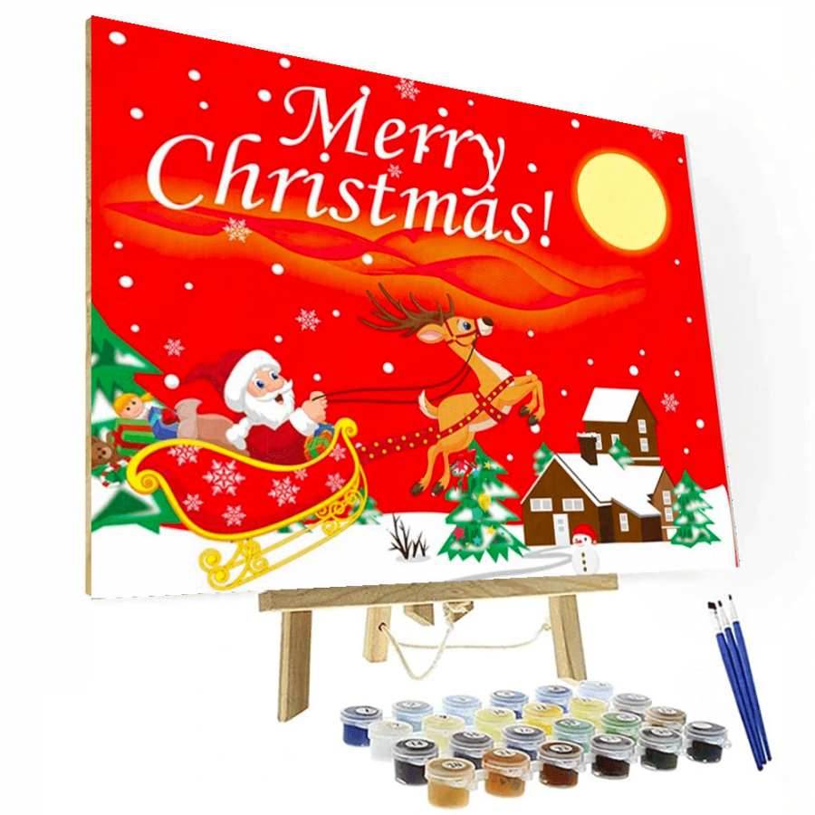 Christmas Special – Festive Paint By Numbers Kits for the Holidays ...