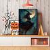 Magical Halloween Night Witch Paint By Numbers Kit – Artistry Rack