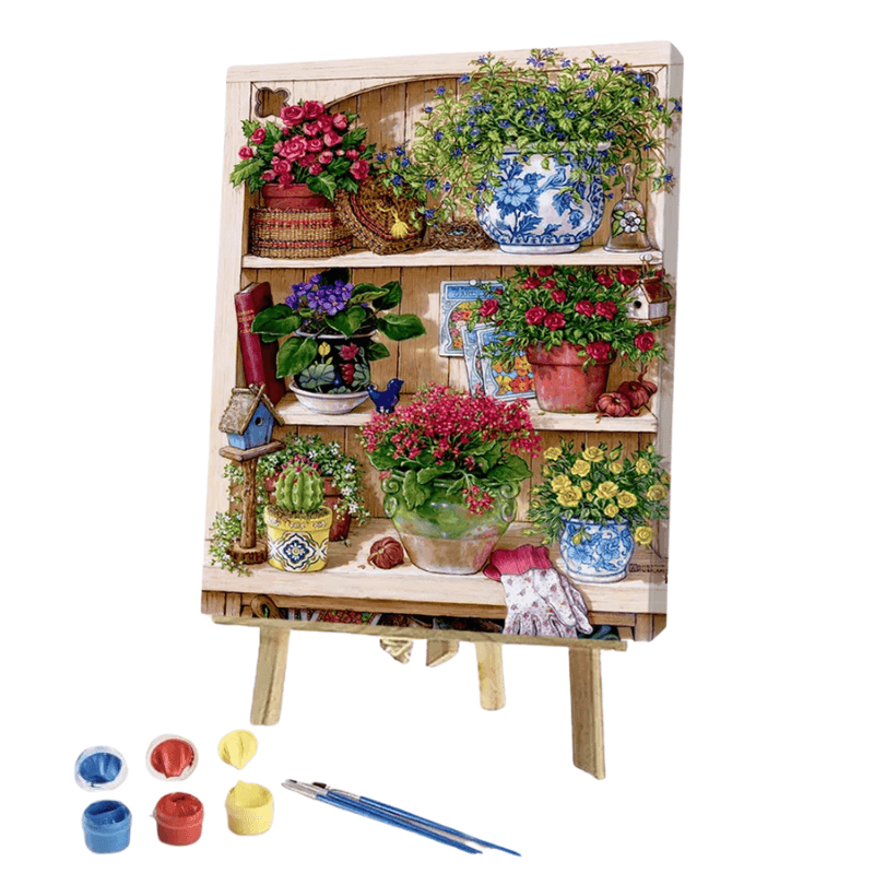 Flower Rack Design Paint By Numbers Kit – Artistry Rack