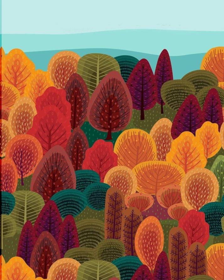 Forest Fall Vibrant Artwork Paint By Number Kit – Artistry Rack