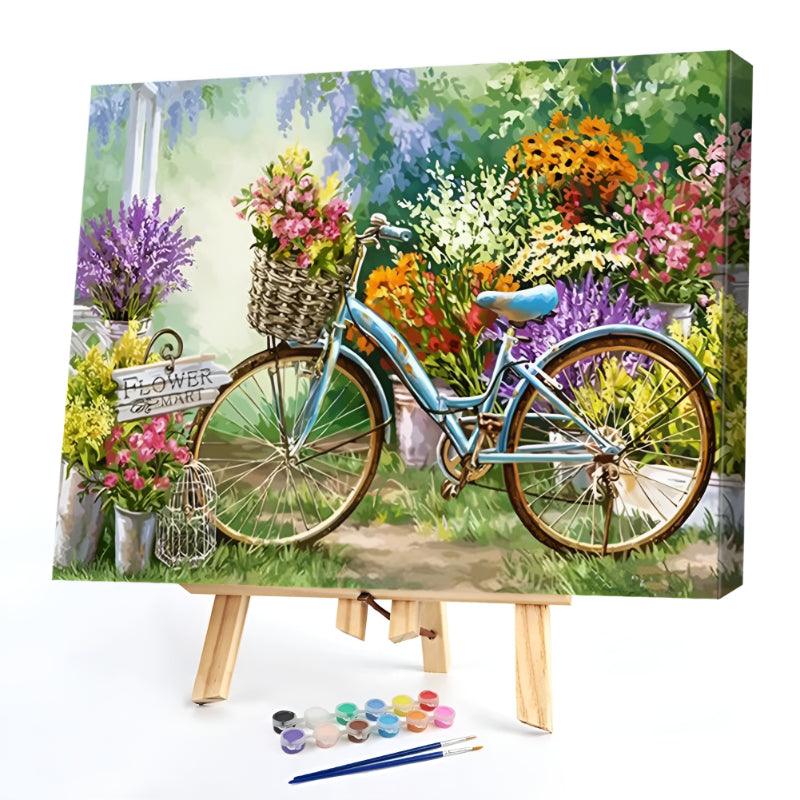 Frameless Bicycle Paint By Numbers Painting Kit – Artistry Rack