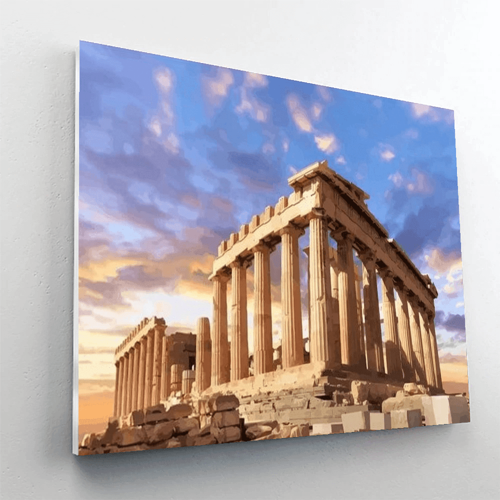 Acropolis Of Athens Paint By Numbers Painting Kit – Artistry Rack