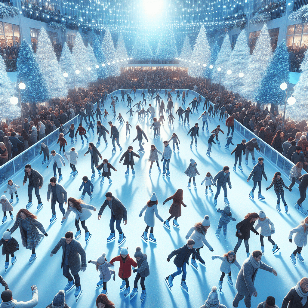 Glistening Ice Skating Rink - DIY Painting By Numbers Kit – Artistry Rack