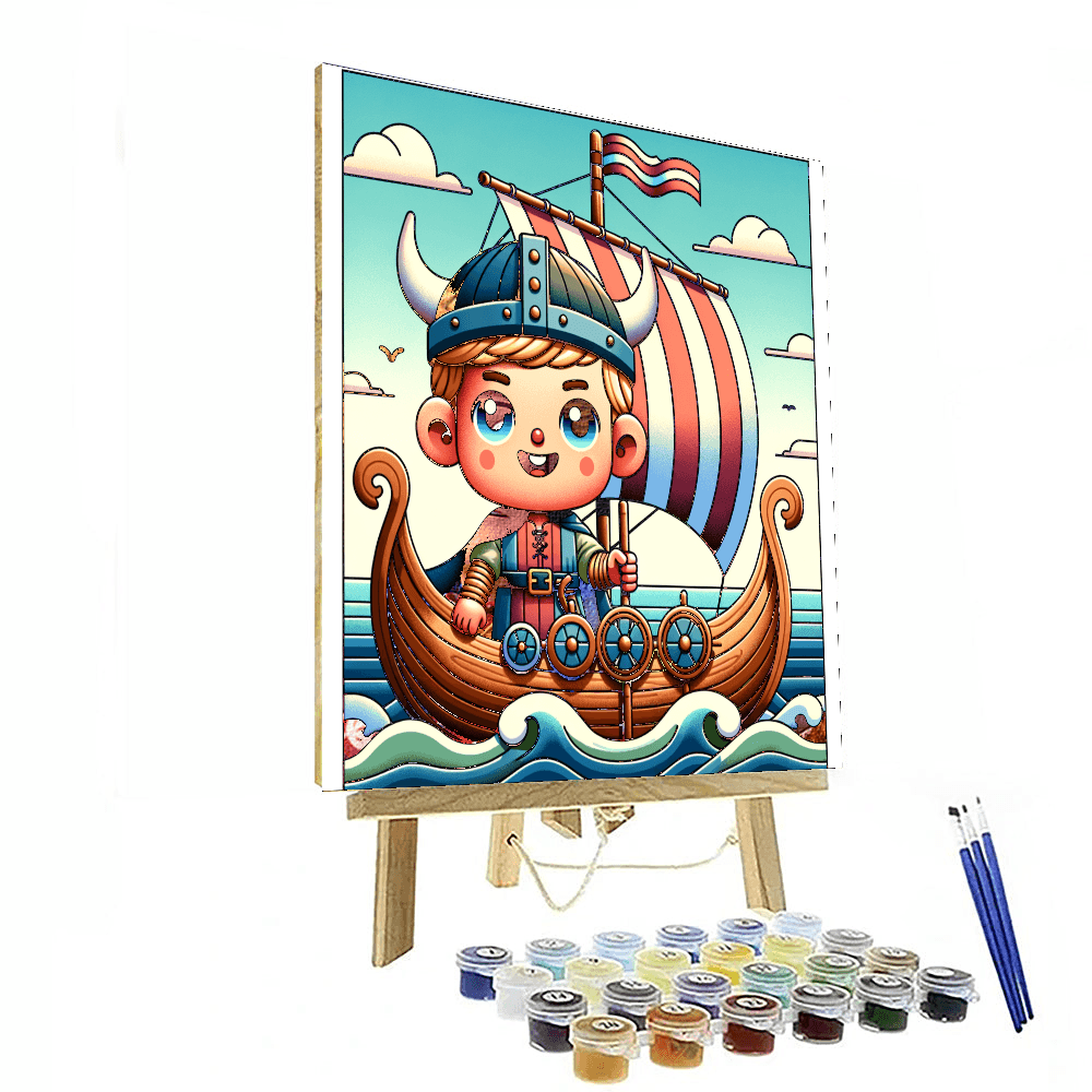 Viking Ship Adventure - DIY Painting By Numbers Kit – Artistry Rack