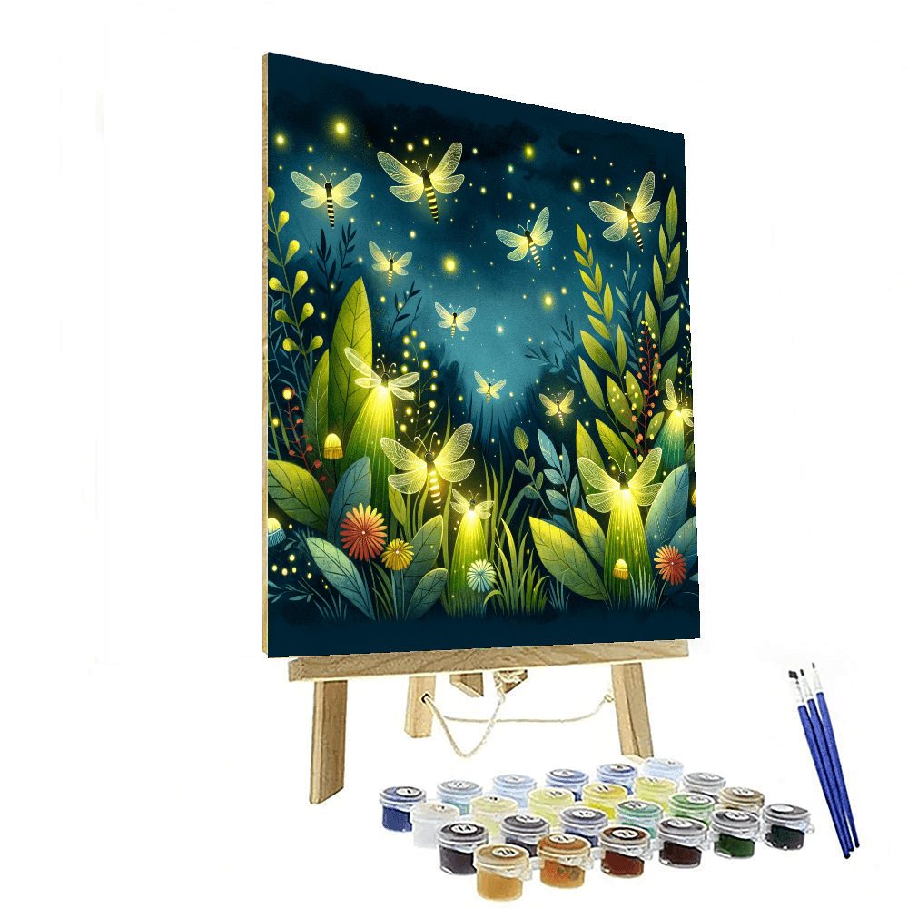 Friendly Fireflies - DIY Painting By Numbers Kit – Artistry Rack