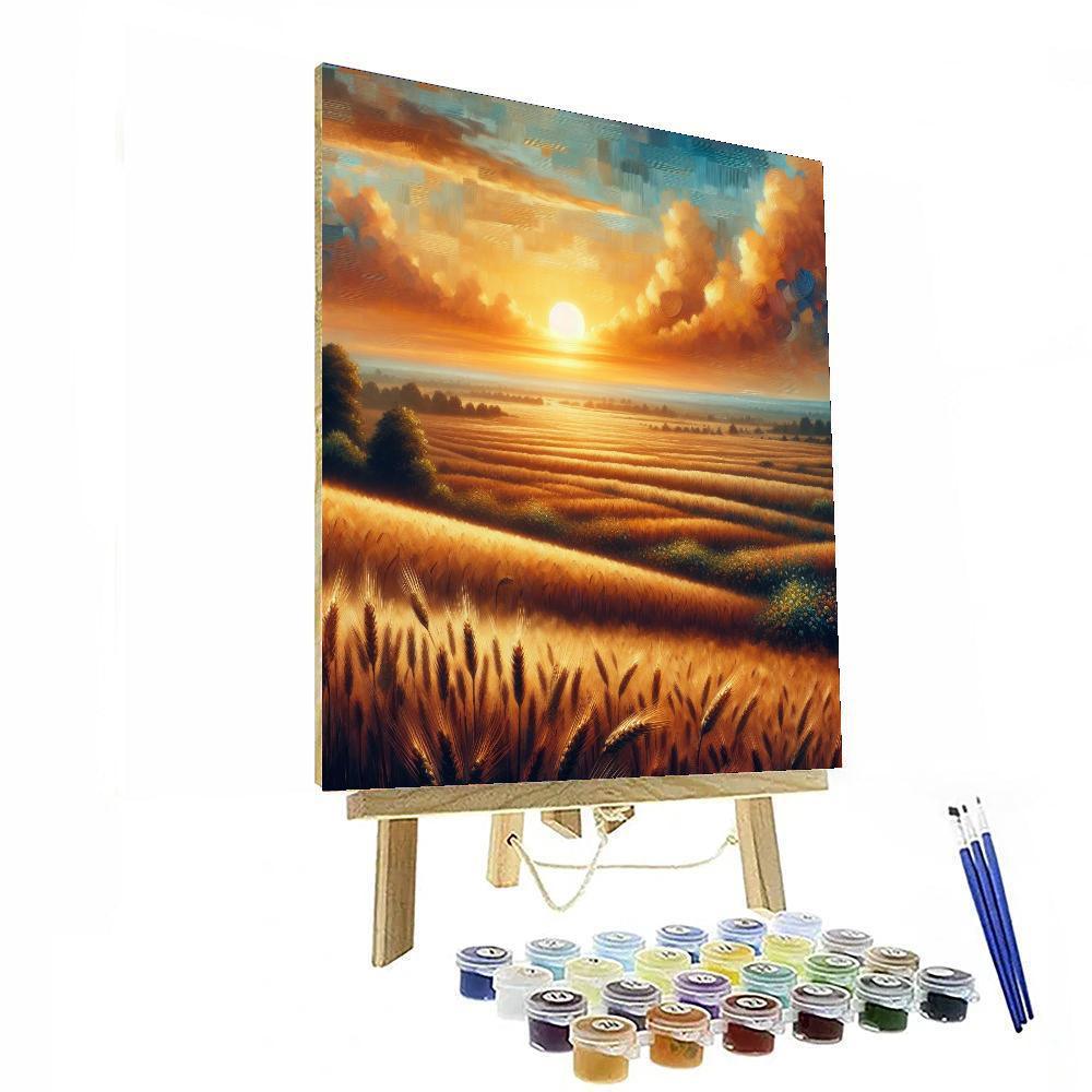 Golden Fields of Prosperity - DIY Painting By Numbers Kit – Artistry Rack