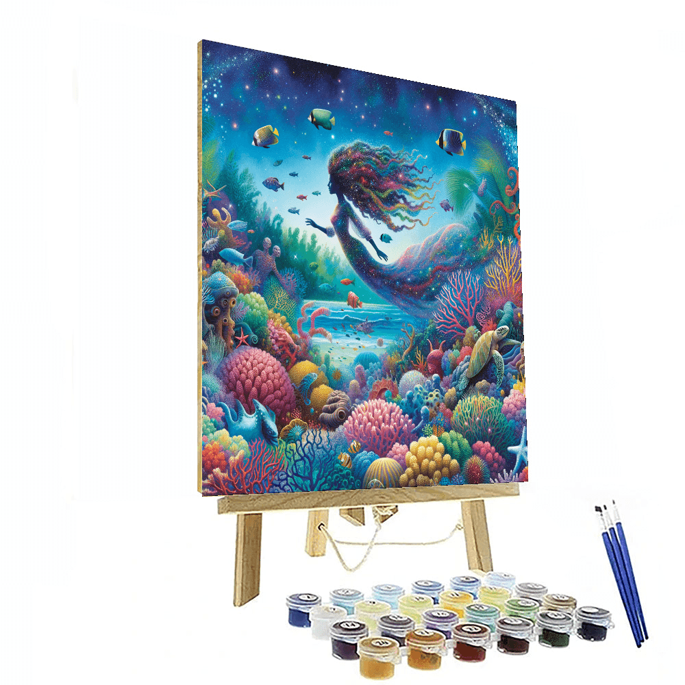 Magical Mermaid Lagoon - DIY Painting By Numbers Kit – Artistry Rack