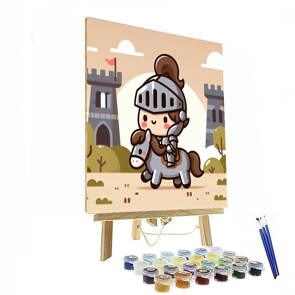 Brave Little Knight Adventure - DIY Painting By Numbers Kit – Artistry Rack