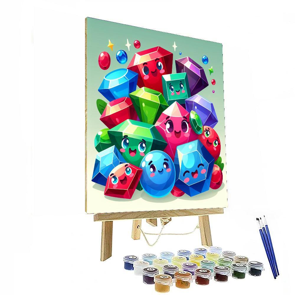 Glittering Gems - DIY Painting By Numbers Kit – Artistry Rack