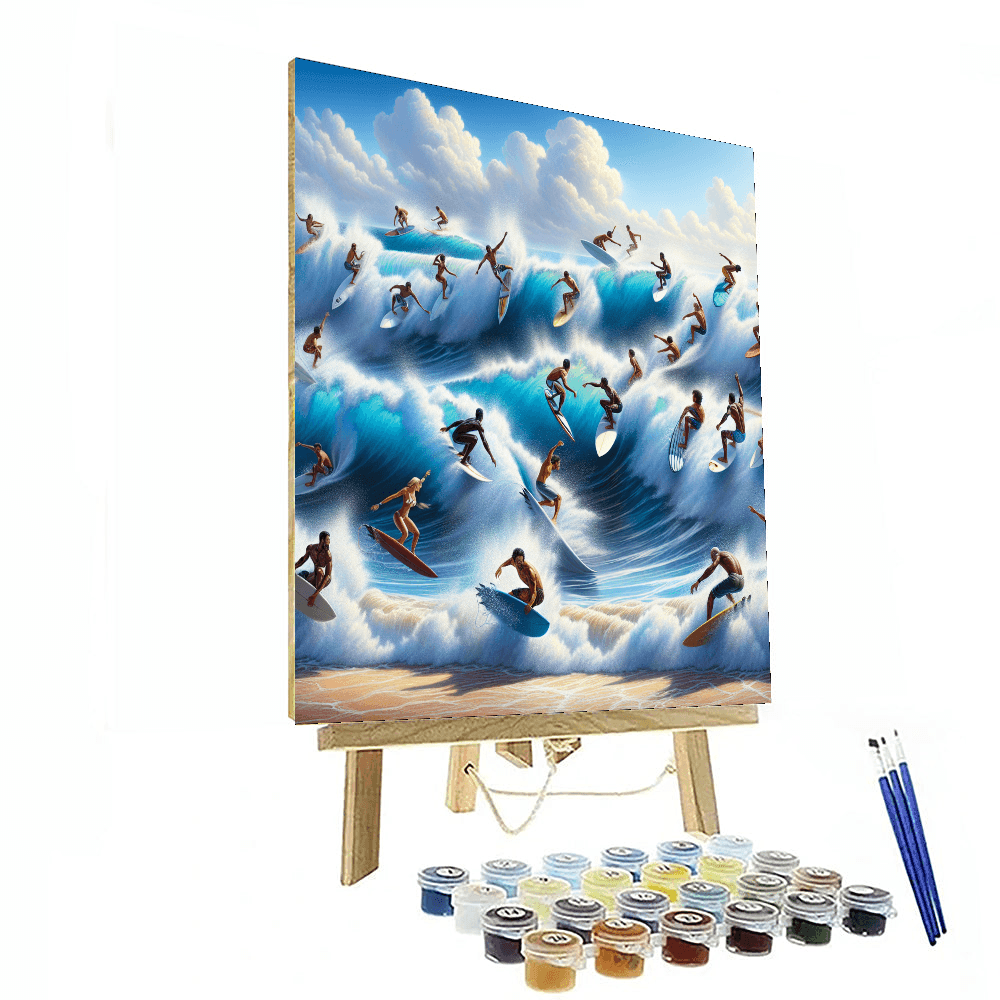 Adventurous Ocean Waves - DIY Painting By Numbers Kit – Artistry Rack