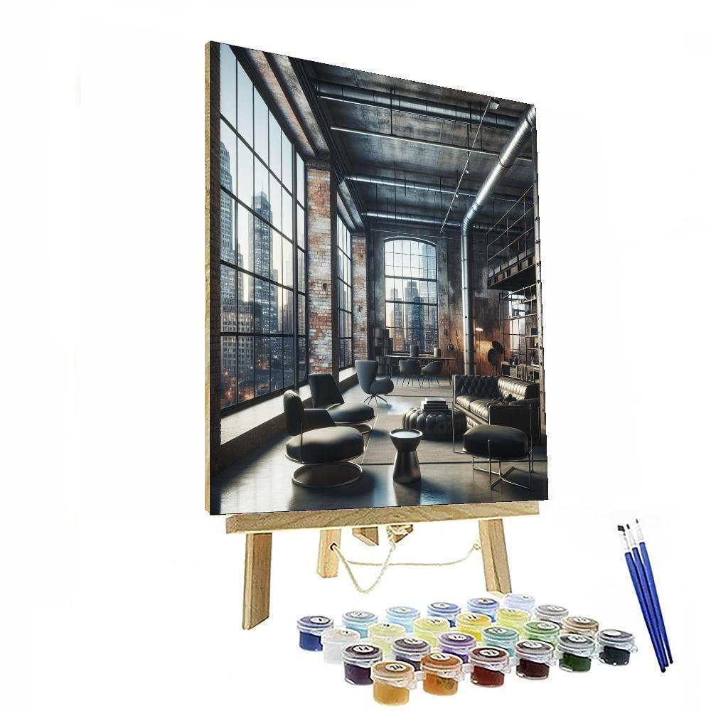 Chic Industrial Loft - DIY Painting By Numbers Kit – Artistry Rack