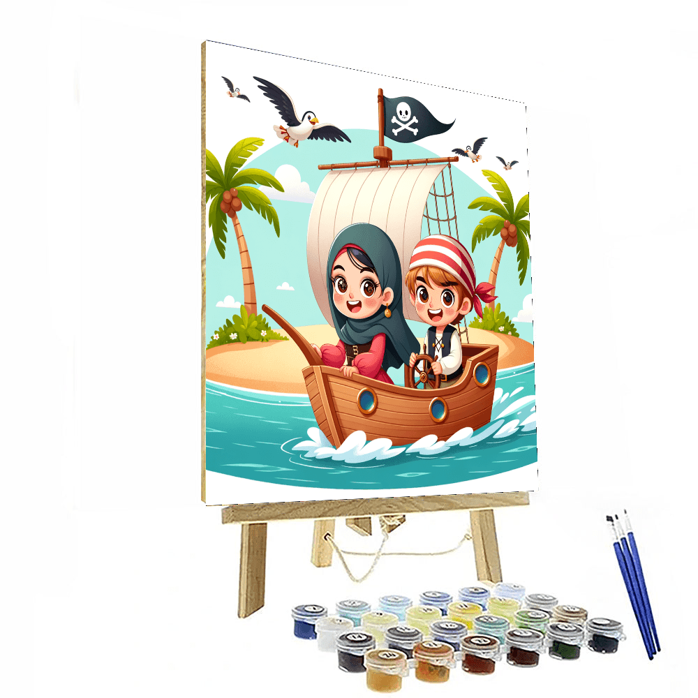 Little Pirates Ahoy - DIY Painting By Numbers Kit – Artistry Rack