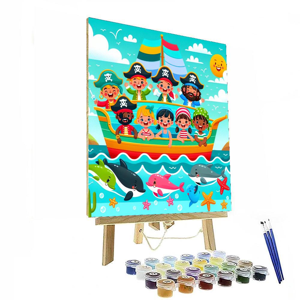 Sailing Away with Pirates - DIY Painting By Numbers Kit – Artistry Rack