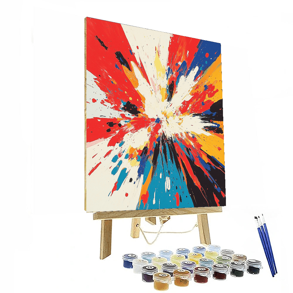 Jackson Pollock Inspired Dynamic Abstract Dance - DIY Painting By ...