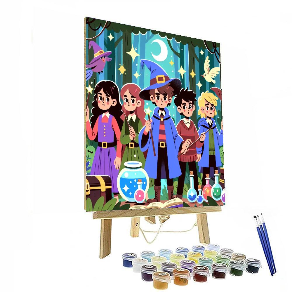 Fantasy World of Wizards - DIY Painting By Numbers Kit – Artistry Rack